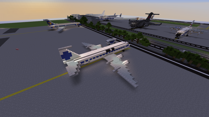 McDonnell Douglas DC-8 (PAN AM) Minecraft Map