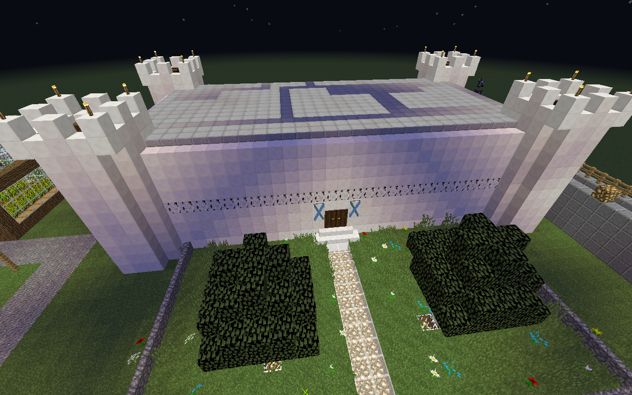 Superflat World Medieval Town Minecraft Map