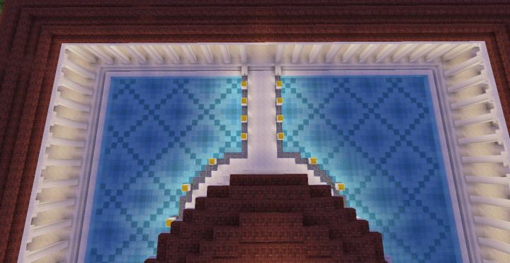 Greek Stoa with round Temple Minecraft Map