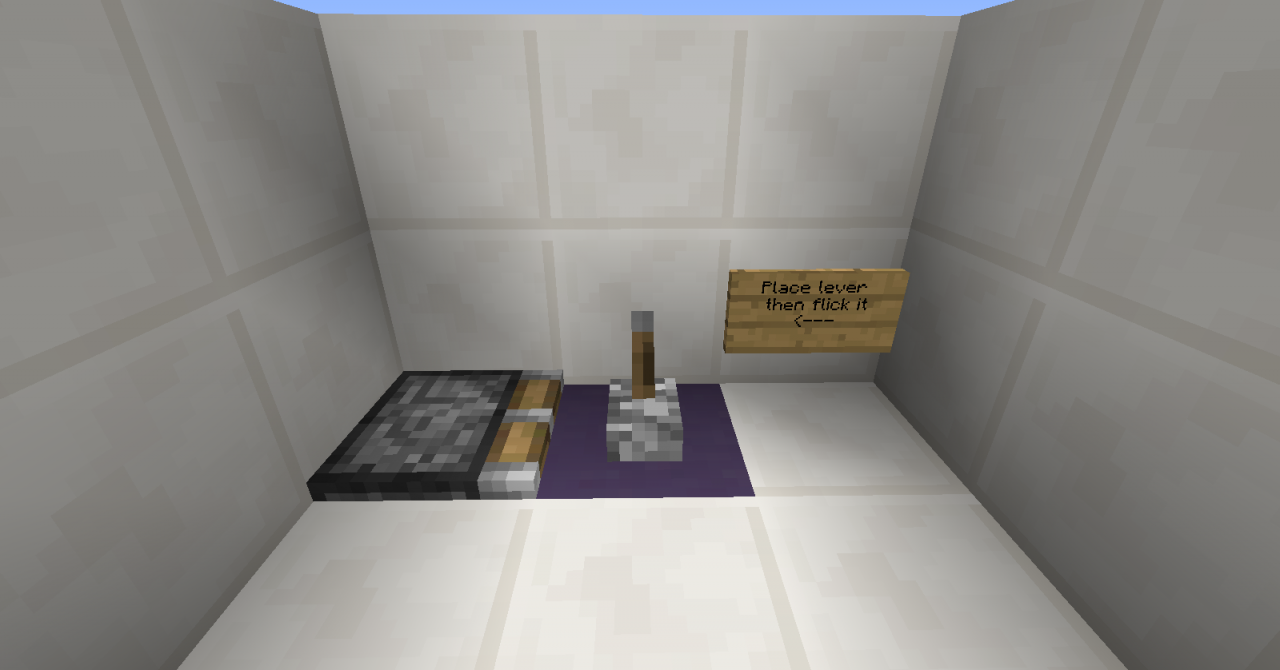 Useless Lever - Sethbling Minecraft Map