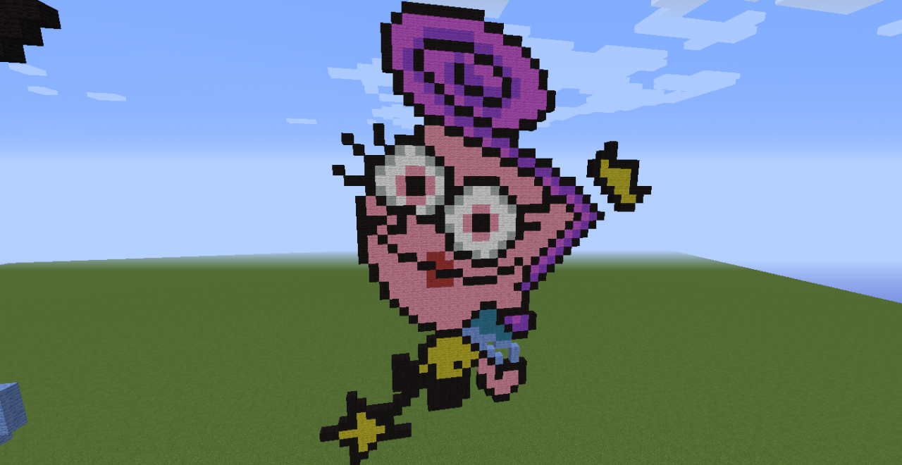 Pixel Art World Minecraft Map