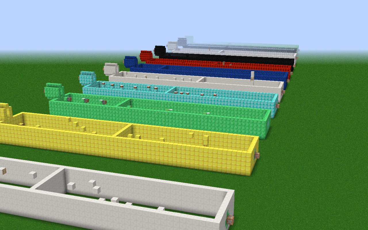 11 Levels of Parkour Minecraft Map