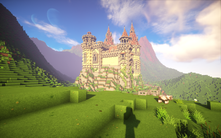 Rosenburg castle - A fairytale castle Minecraft Project