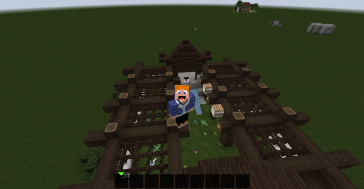 First attempt at eastern architecture Minecraft Map