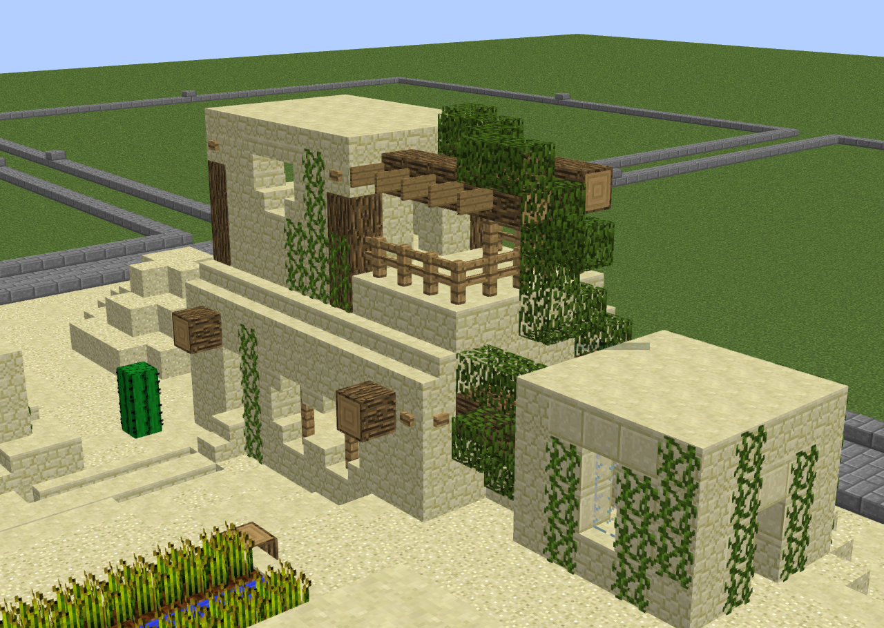 Small Modified Desert Village (25x25 Plot) Minecraft Map