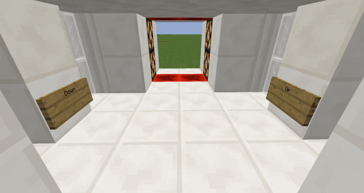 Multi-floor command block elevator 2.0 (build-on edition) Minecraft Map