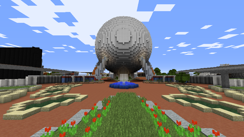 1990's EPCOT Center Recreation Minecraft Map