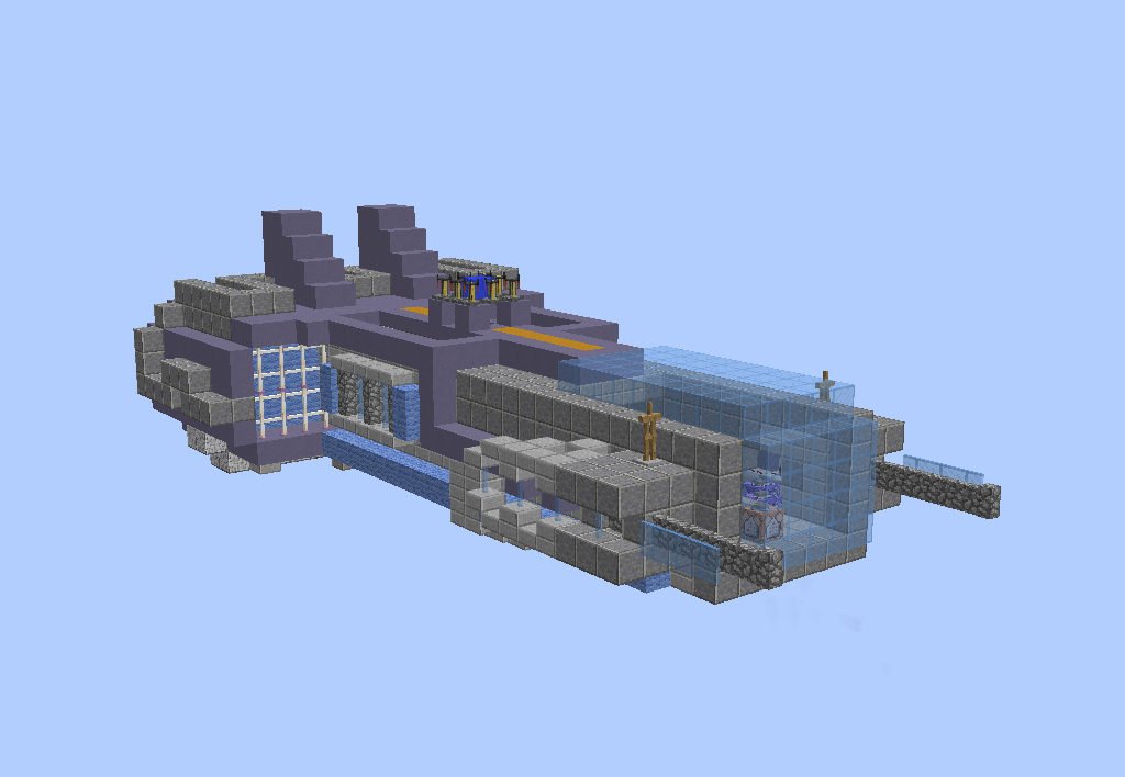 Voltaire-Class Gunship Minecraft Map