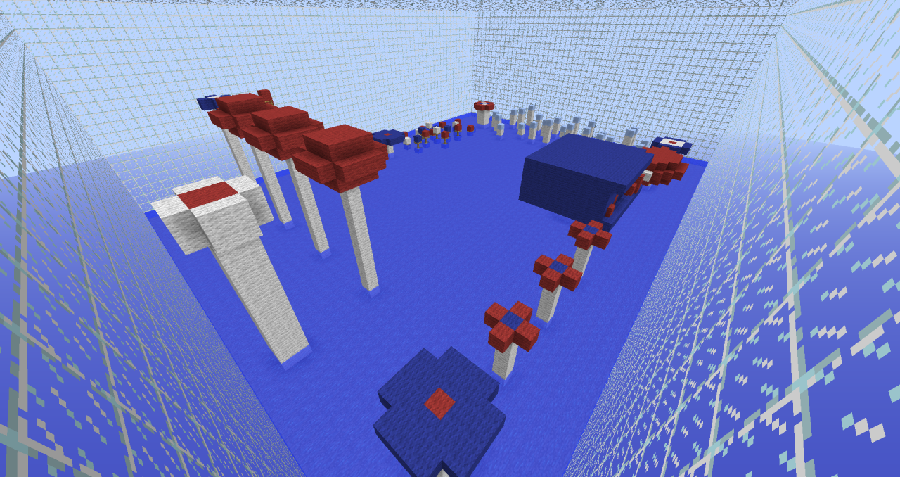 Wipe Out parkour map! Minecraft Map