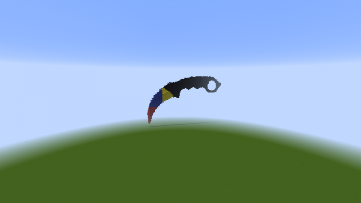 Karambit marble fade Minecraft Map