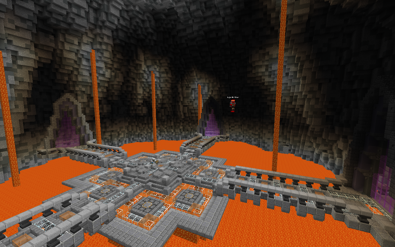 Volcano Hub Spawn Minecraft Map