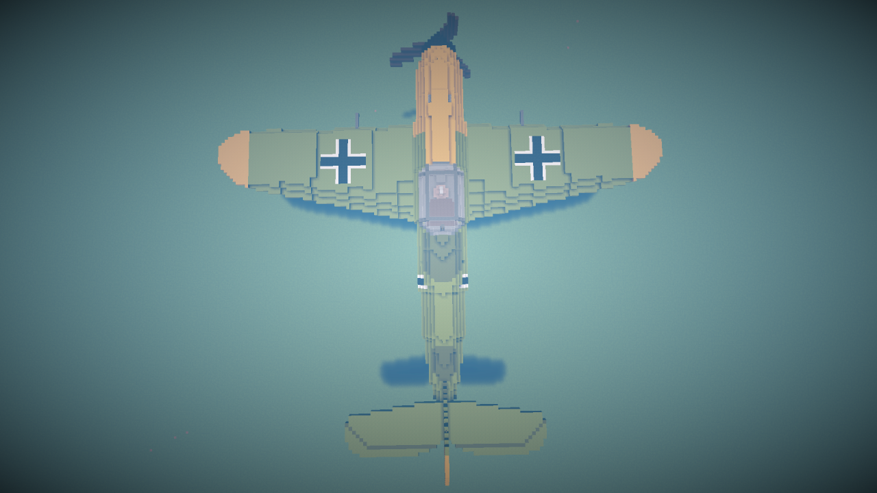 Messerschmit Bf-109 Minecraft Map