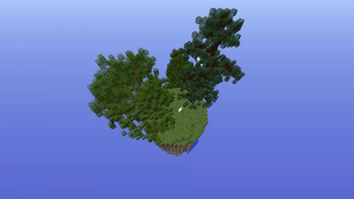 Circular 24x24 Survival map Minecraft Map