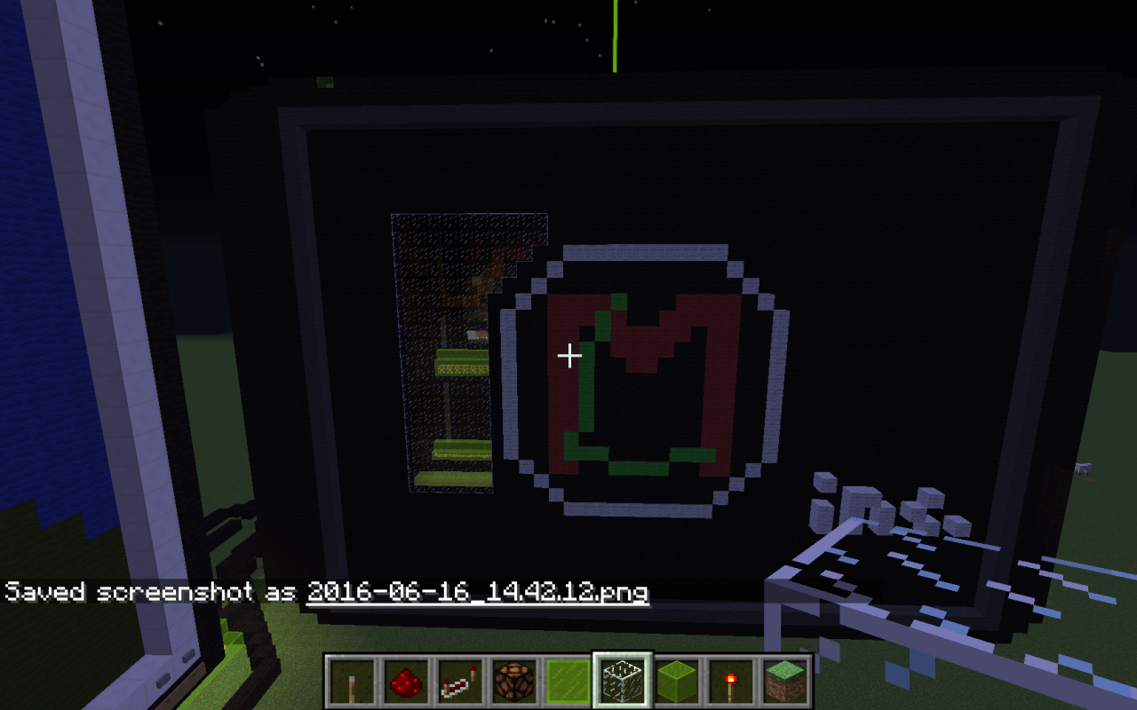 giant computer w/working led Minecraft Map