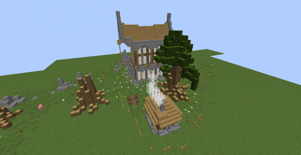 Little Wood n' Wool House Minecraft Map