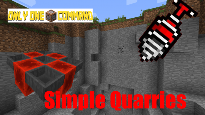 Mini Creations | Simple Quarries - Only One Command Minecraft Map