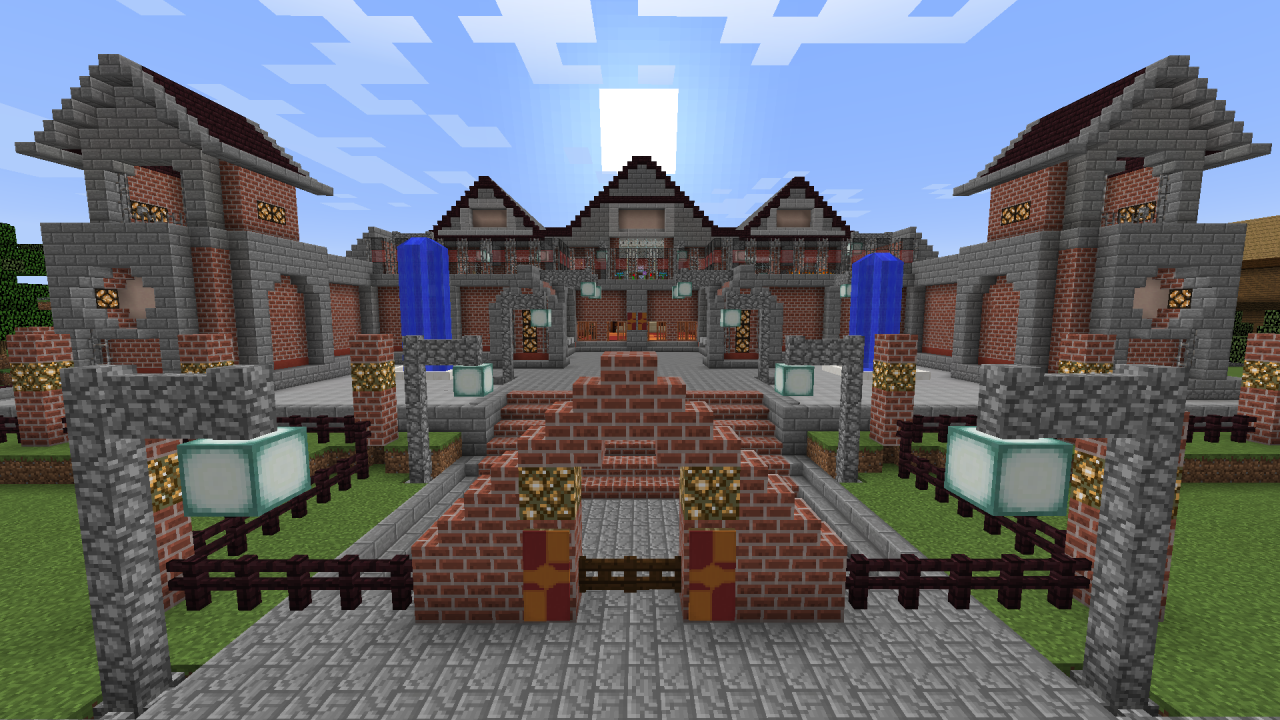 Brick Manor House Minecraft Map