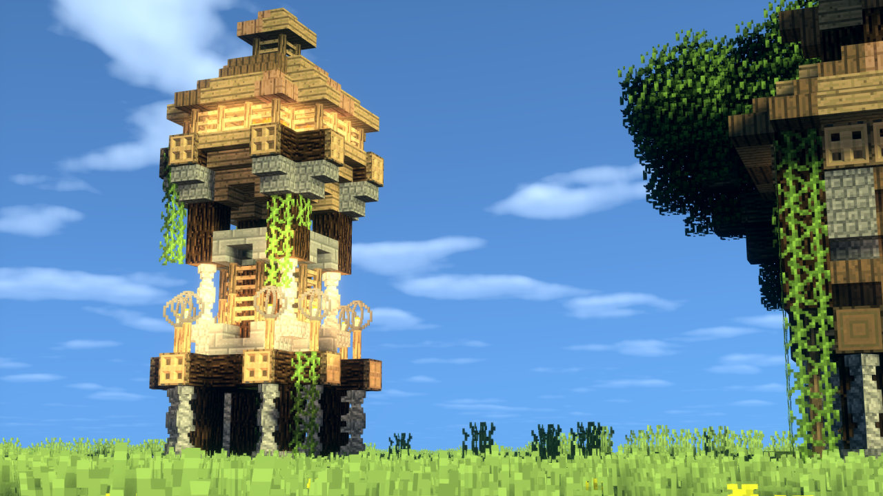 Medieval tower tutorial Minecraft Map