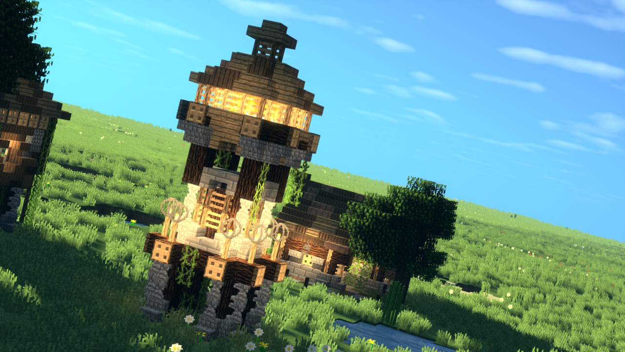 Medieval tower tutorial Minecraft Map