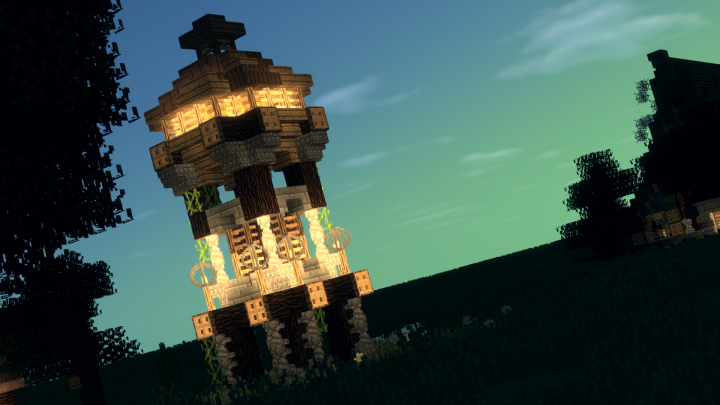 Medieval tower tutorial Minecraft Map