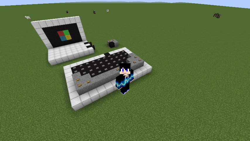 A Very Blocky Laptop Minecraft Map
