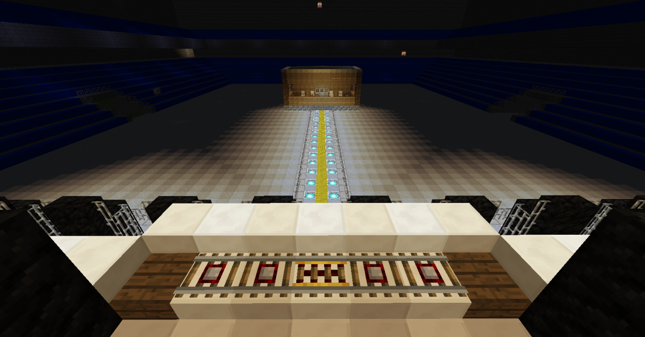 Music Festival Stage + Arena Minecraft Map