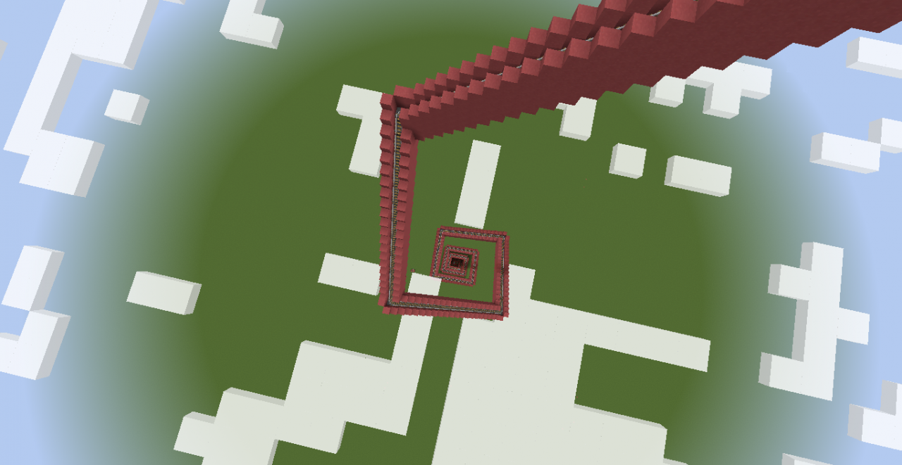 Railway and Dropper Minecraft Map