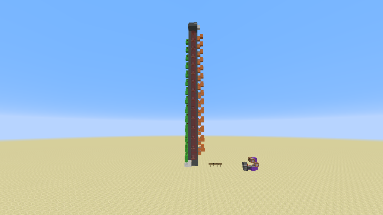 1.9+ Piston Elevator Minecraft Map