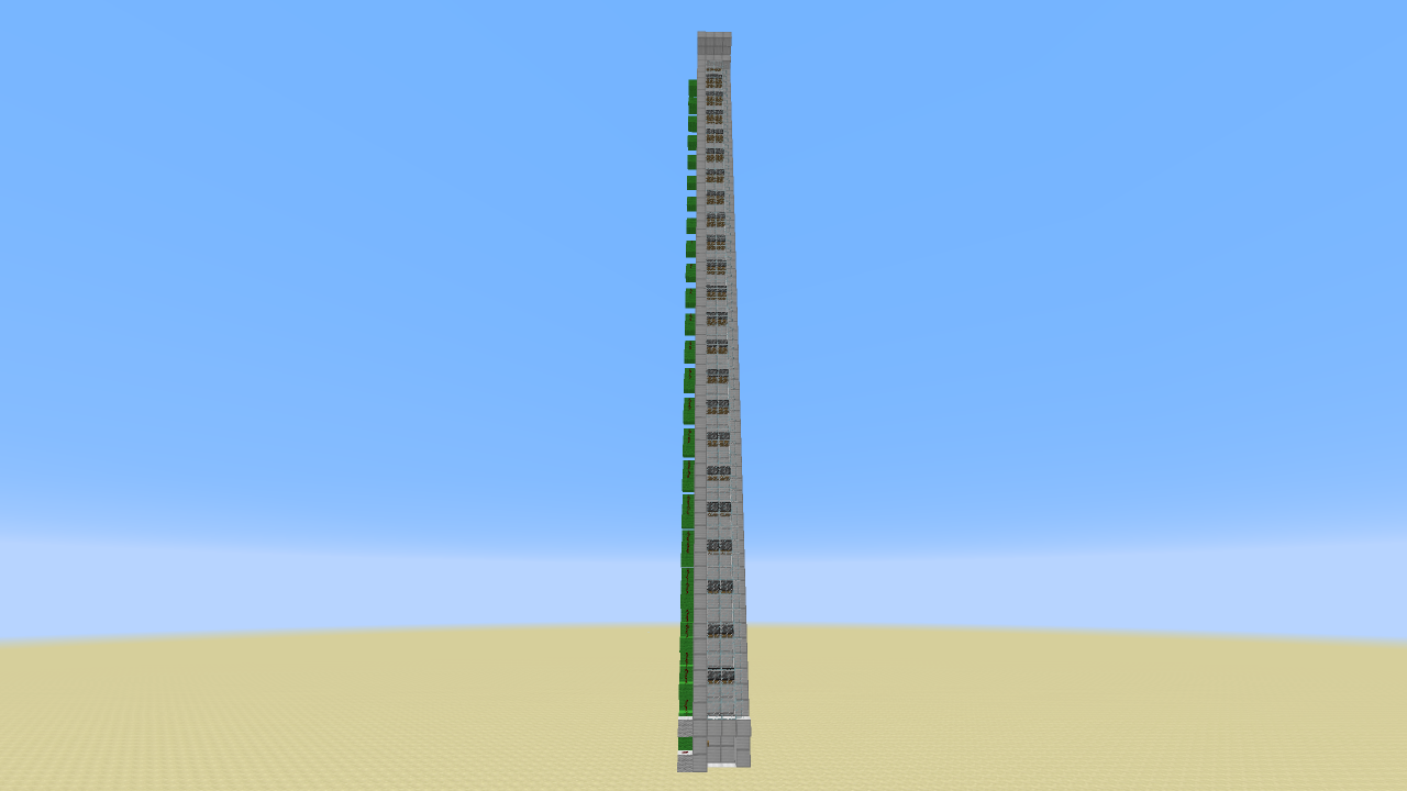 1.9+ Piston Elevator Minecraft Map