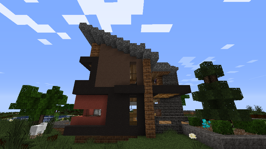 Modern Mid-Sized House Minecraft Map