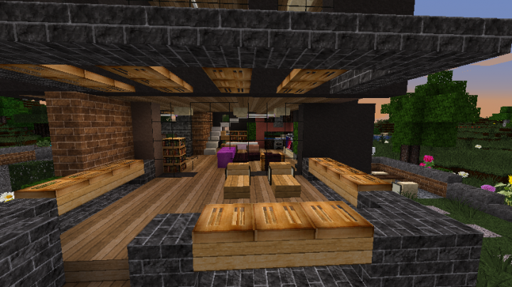 Modern Mid-Sized House Minecraft Map