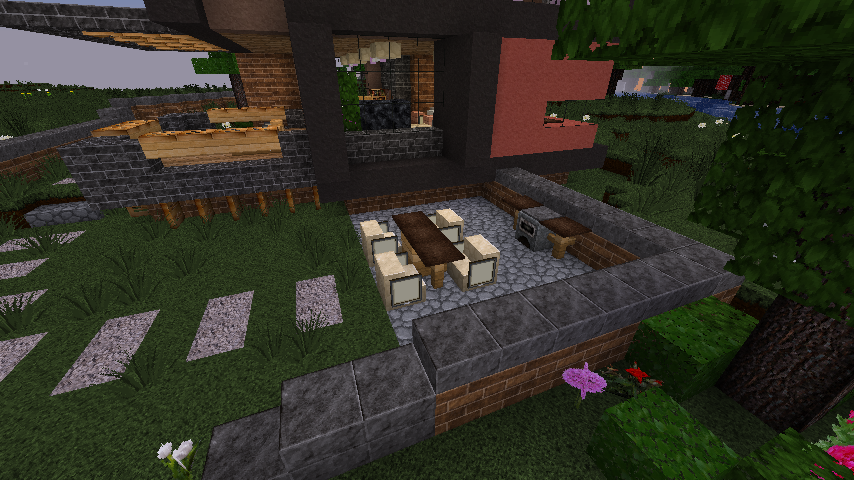 Modern Mid-Sized House Minecraft Map