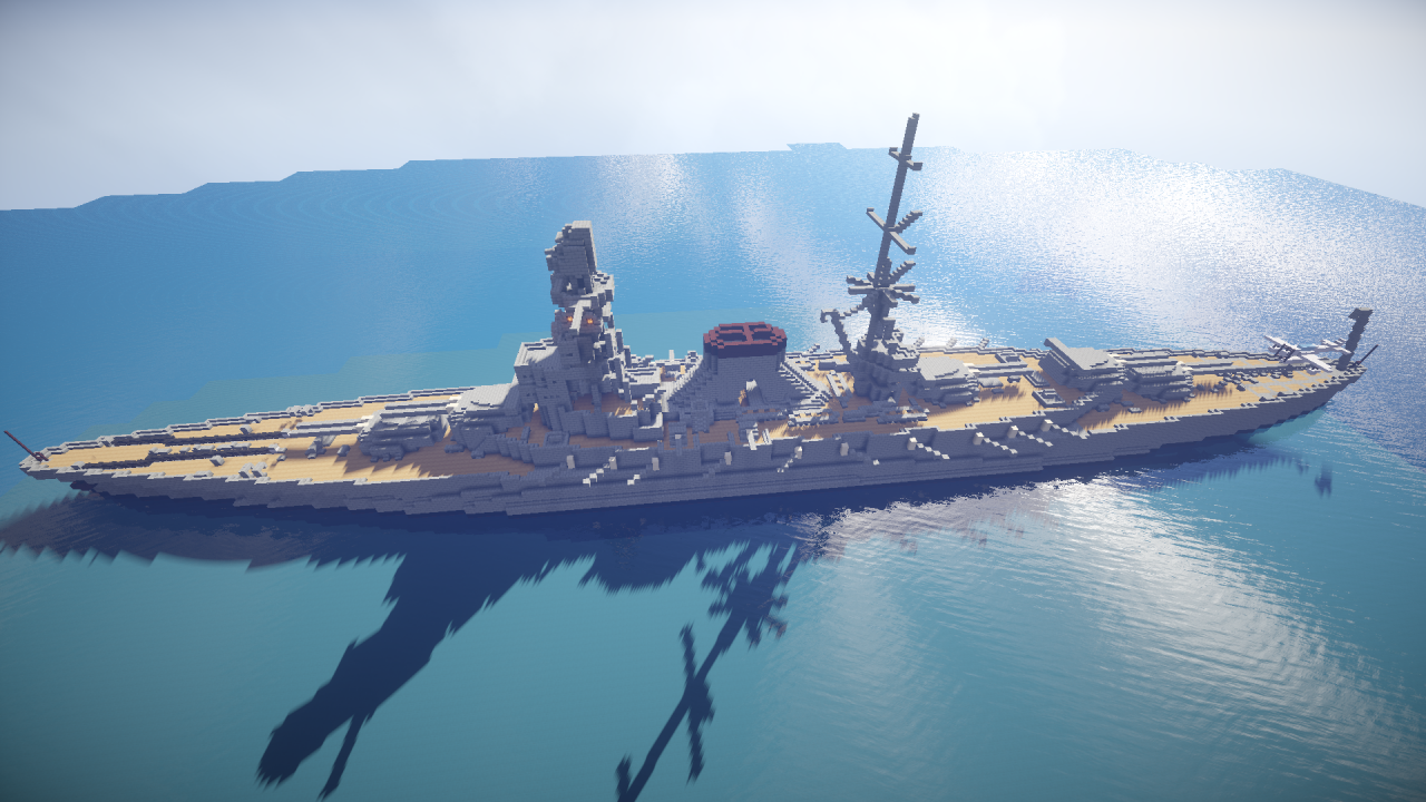 Kii Class Battleship (1920s) Minecraft Map