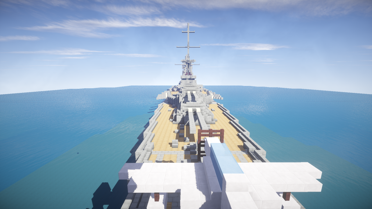 Kii Class Battleship (1920s) Minecraft Map
