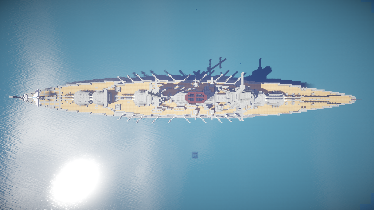 Kii Class Battleship (1920s) Minecraft Map