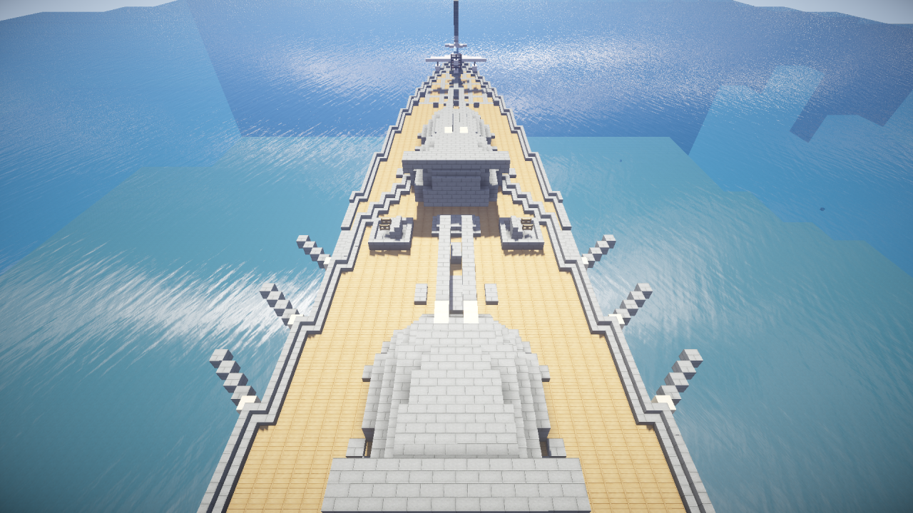 Kii Class Battleship (1920s) Minecraft Map