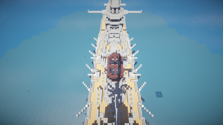 Kii Class Battleship (1920s) Minecraft Map