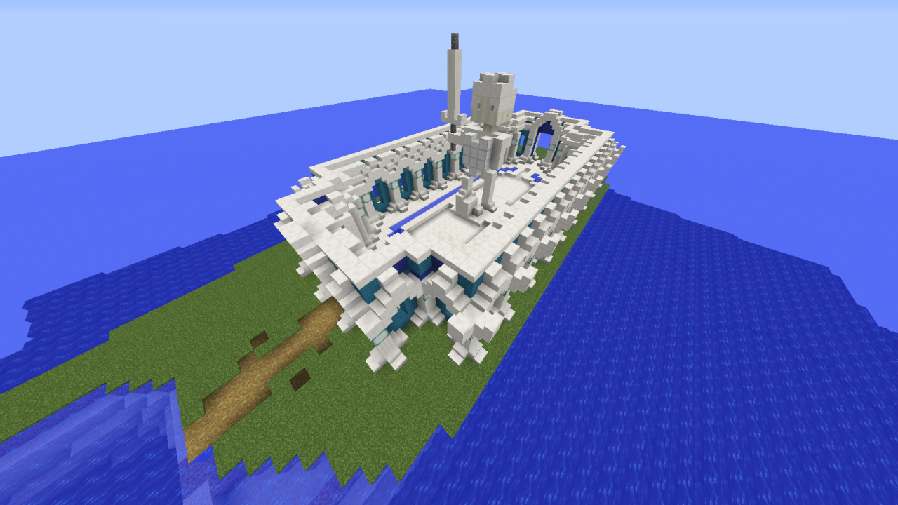 Roman Shrine(ish) Minecraft Map