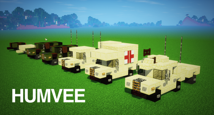 Humvee U.S. Military HMMWV Pack Minecraft Map