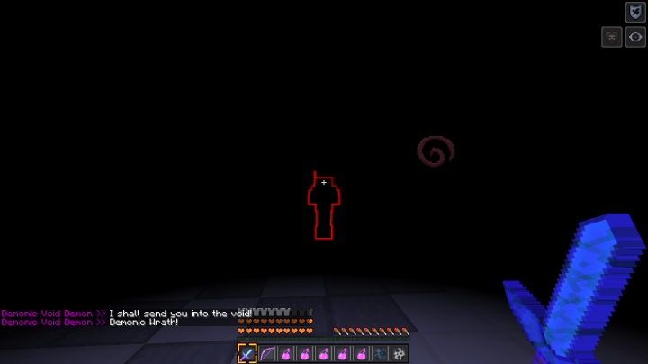 Boss Battle | Demonic Void Demon | MC version 1.10 | v1.0.0 Minecraft Map