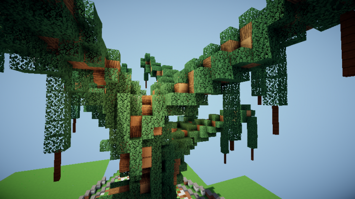 Arbre géant - Giant tree Minecraft Map