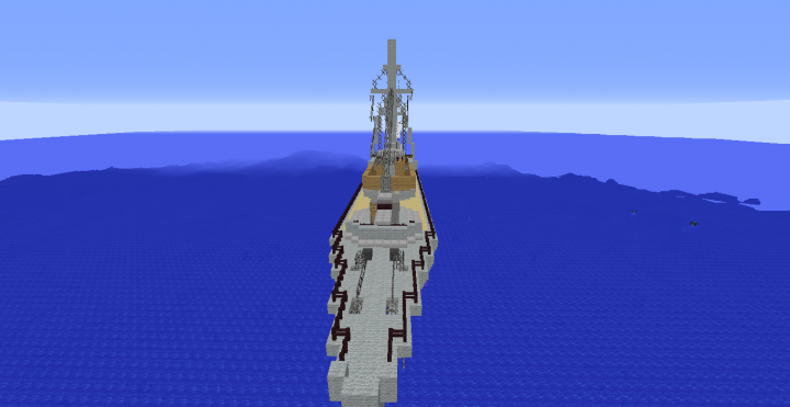 "Hashidate" Japanese Gunboat Minecraft Map