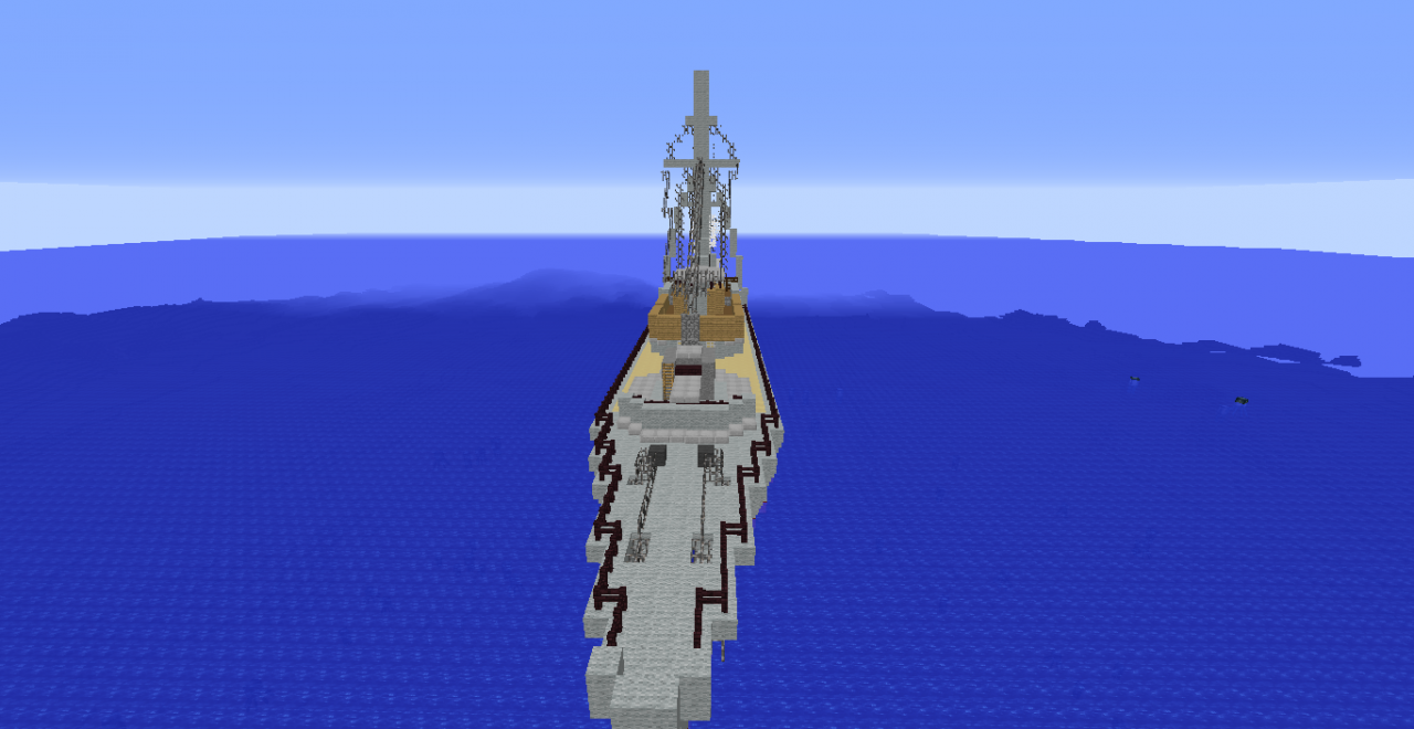"Hashidate" Japanese Gunboat Minecraft Map