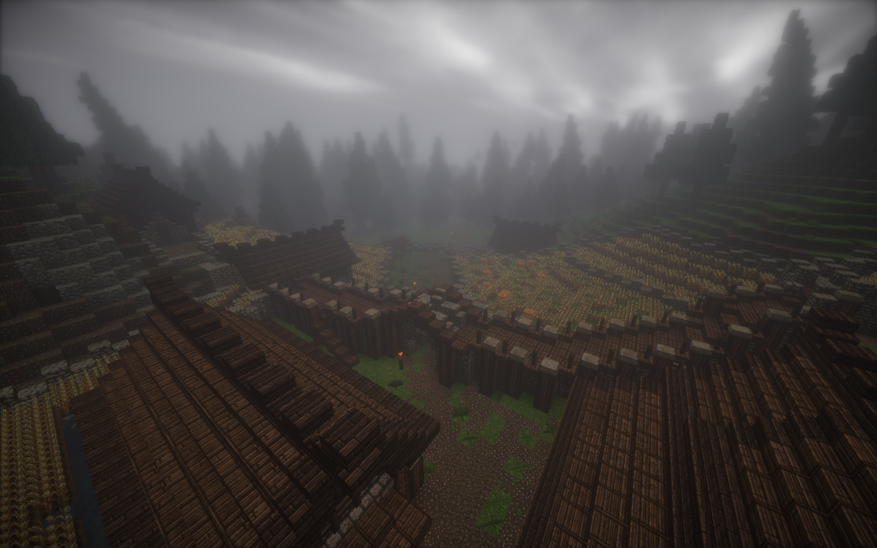 Raven's Hill - a realistic viking build Minecraft Map