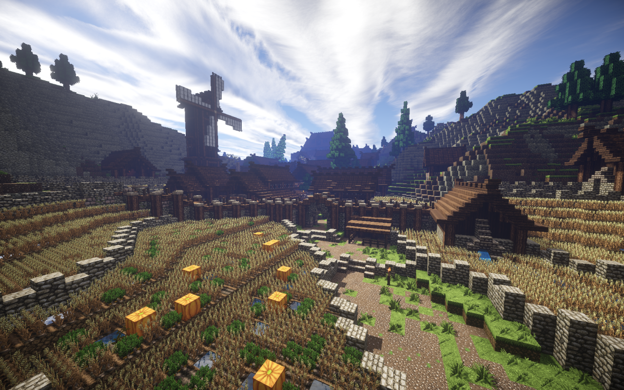 Raven's Hill - a realistic viking build Minecraft Map