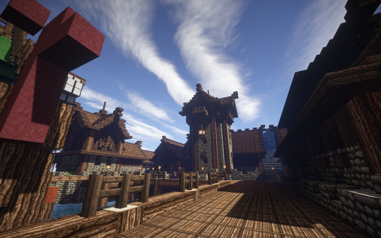 Raven's Hill - a realistic viking build Minecraft Map