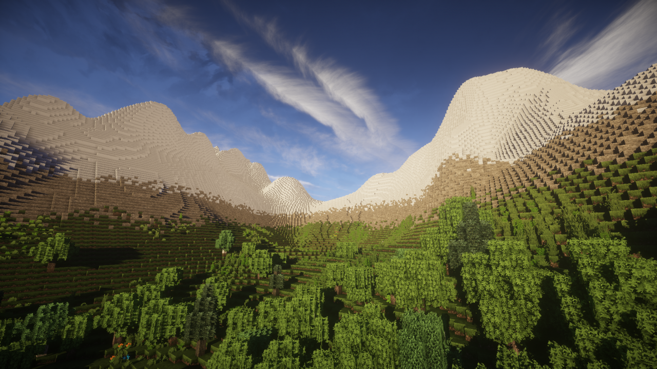 simple survival world Minecraft Map