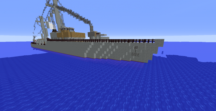 "Hashidate" Japanese Gunboat Minecraft Map