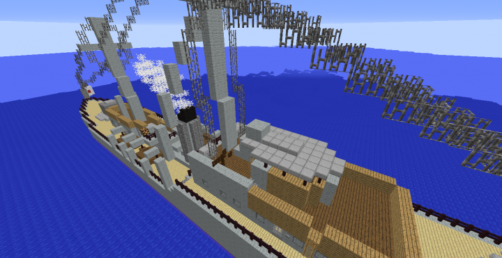 "Hashidate" Japanese Gunboat Minecraft Map