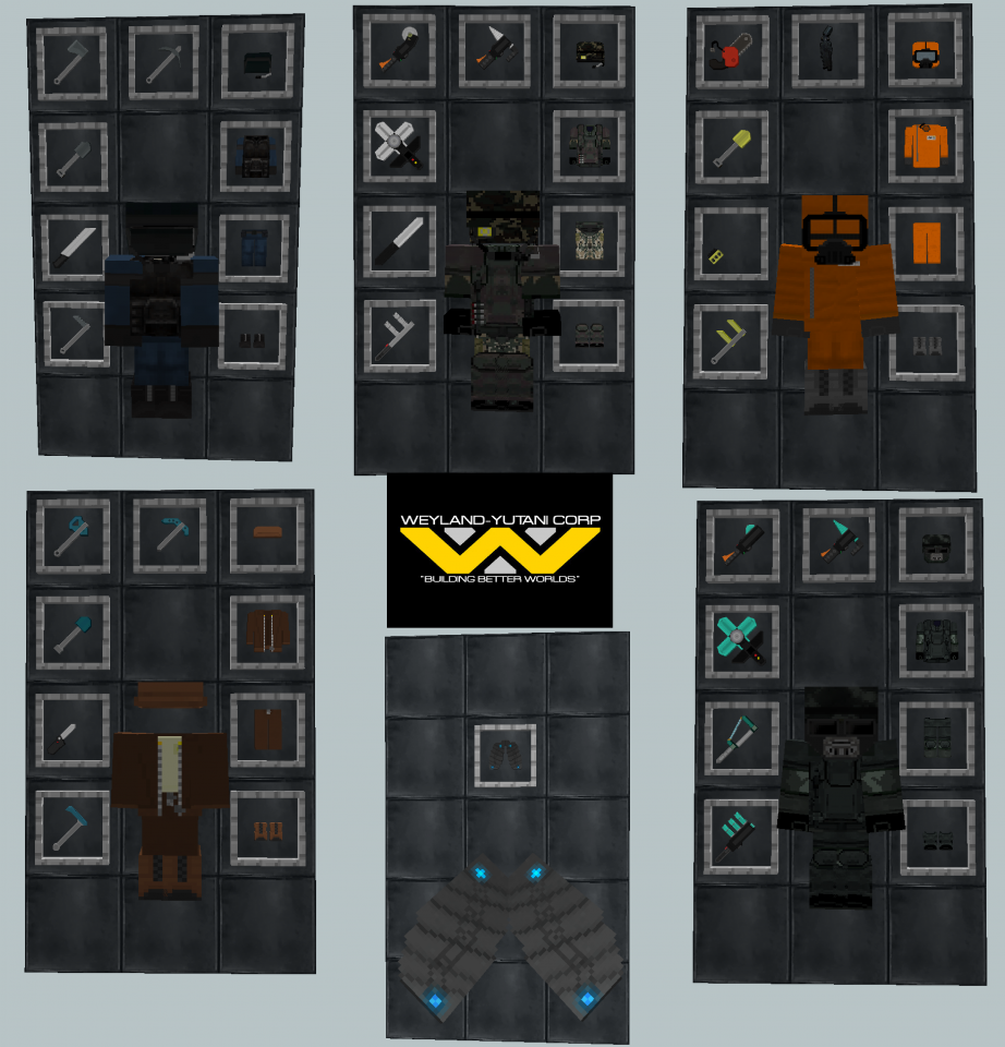 ALIENS V.3 1.10 W.I.P Minecraft Texture Pack